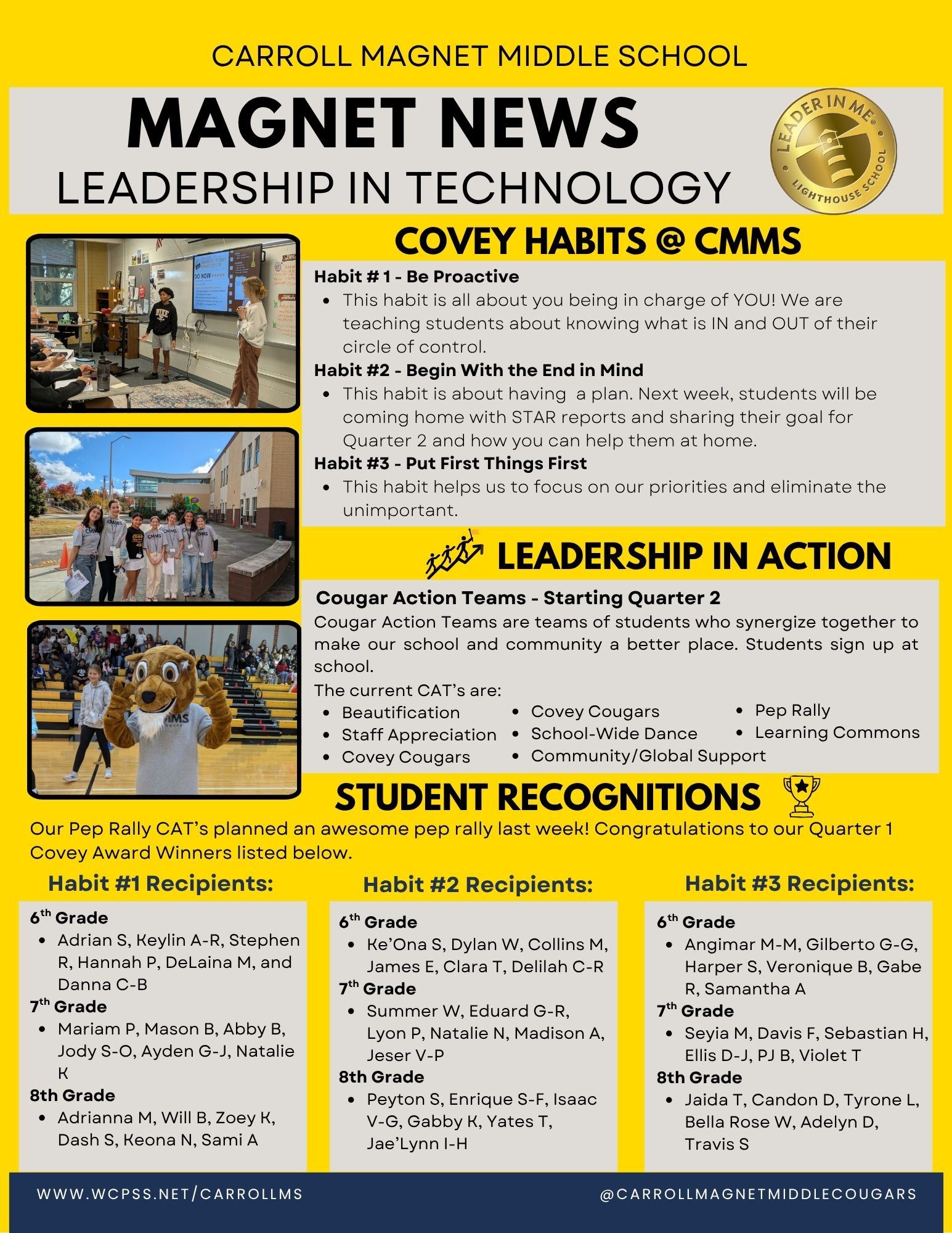 Carroll Magnet Middle School / Homepage